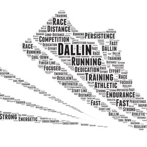 Personalised Cross Country Running Cross Country Gift, Gift for Runners ...