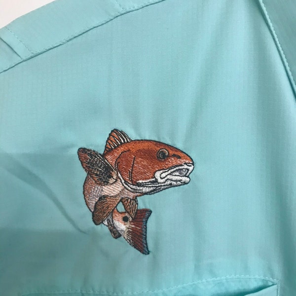 Redfish / Red Drum Embroidery Design - Etsy