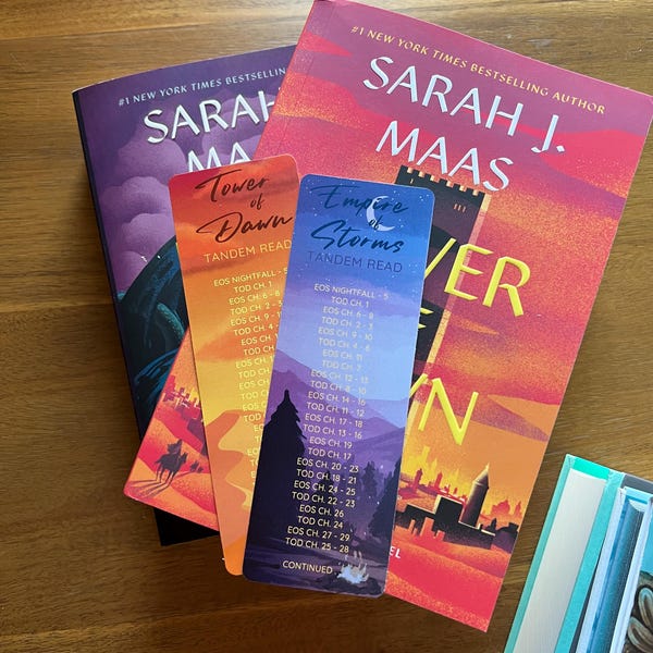 Throne of Glass Tandem Read Bookmarks | Empire of Storms & Tower of ...