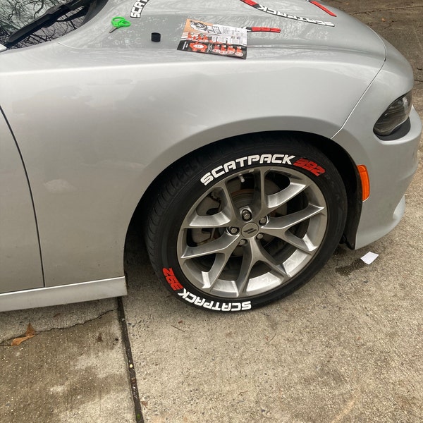 Tire Lettering Mustang Permanent Tire Stickers 1'' 8 Pcs - Etsy