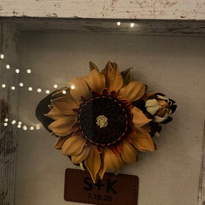 Black Leather Iris Flower Brooch/hairclip, Real Leather Pin, Floral ...