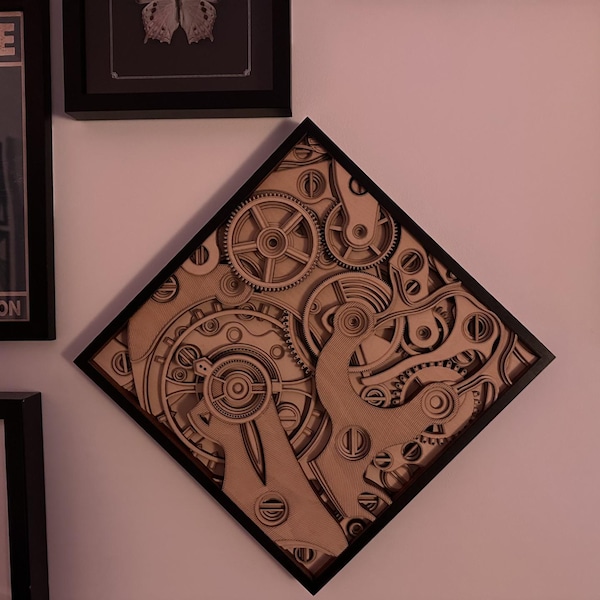 Handmade Mandala Laser Cut Wooden Wall Art Divine Light by STEREOWOOD ...