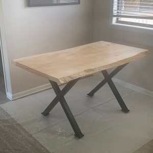 Powder Coated Metal Table Legs U Style Set of Two - Etsy