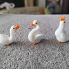 Handmade Glass Goose Miniature Glass Animal - Etsy