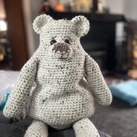 Crochet Pattern, Chunky Benji the Bear, Step by Step US Terms DIY ...
