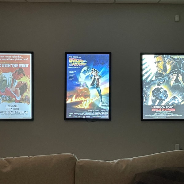 3-PACK Custom LED Light Box Poster Frames - Made in USA - Etsy