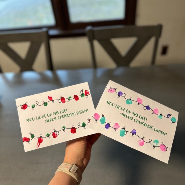 Printable Card for Mom, Toddler Craft, Fingerprint Art, DIY Kid Craft ...