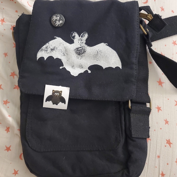 Bat Tech Bag Small Purse Crossbody Shoulder Bag 11x7x2 Inches - Etsy