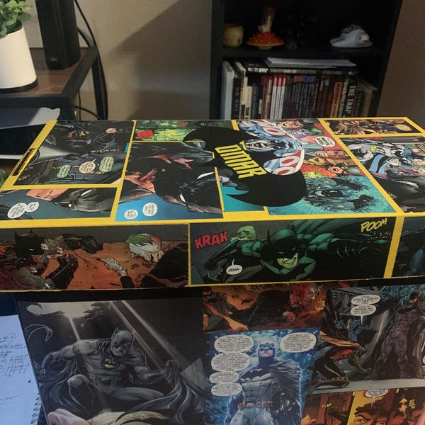 Custom Comic Coffee Table With Epoxy Resin - Etsy