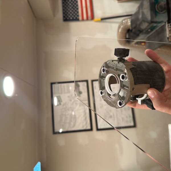 Makita Clear Acrylic Circle Cutting Jig | RT0701C | XTR01 | Compact ...