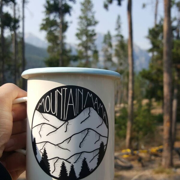 Mountain Mama Sticker. Adventure Sticker. Mountain Sticker. Gift for ...