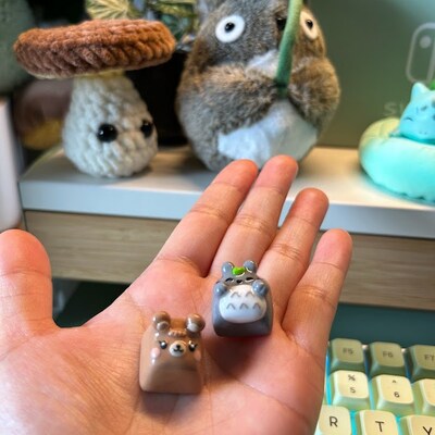 Calcifer Keycap, Studio Ghibli Keycap, Artisan Keycap, Howl's Moving ...