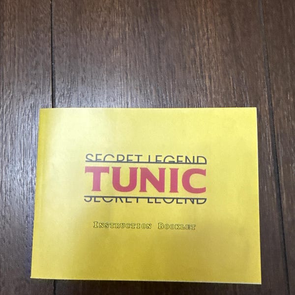 Tunic | NTSC | Computer | PC | En | User Instruction Manual - Etsy