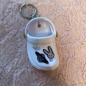 Bad Bunny Glow in Dark Croc Keychains - Etsy