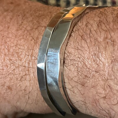 54g Silver Torque Bangle / Silver Bangle / Torque / Mens Torque Bangle ...