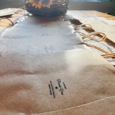 Custom Hang Tag Stamp for Garment With Size and Composition - Etsy