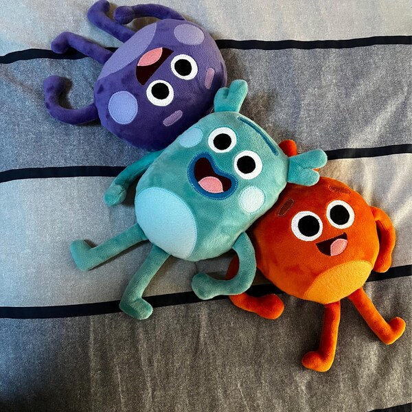 Abby Hatcher Bozzly Plush Toy, Bozzly Stuffed Animal, Bozzly Custom ...