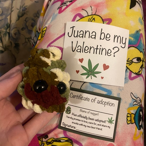 Adopt a Weed Nugget Plushie, Nug in Jar, 420, Marijuana, Stoner ...