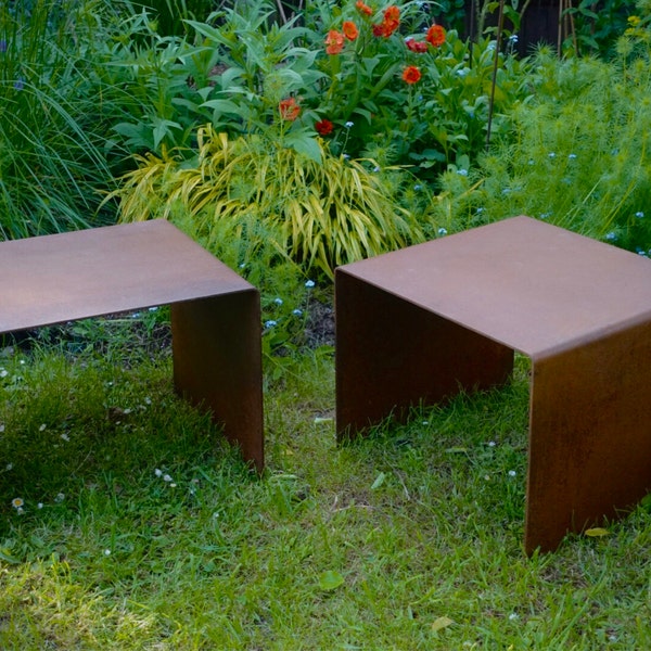 Corten Steel Bench, Cor Ten Steel Bench , Steel Bench , Corten , Corten ...