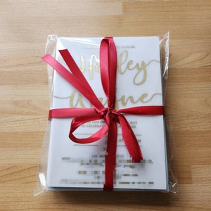 Personalized Wedding Invitation Acrylic Suite Clear Wedding - Etsy UK