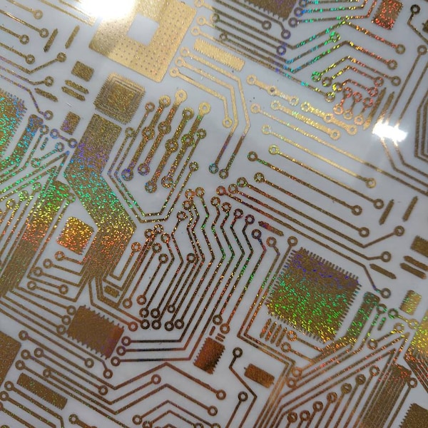 Circuit Board 1 | Foil Transparency Full Sheet | Resin Insert ...