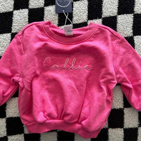 Fall Toddler Sweater | Custom Embroidered Baby and Toddler Sweater ...