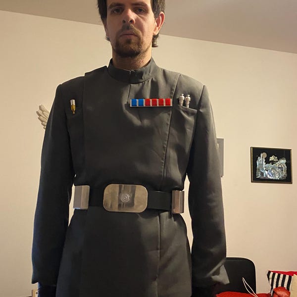 Imperial Officer Code Cylinder Silver Clip Dosimeter Style Replica Star ...