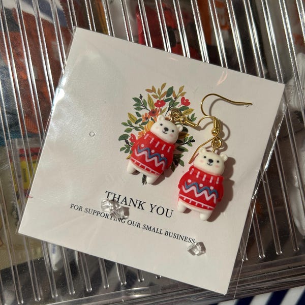 Resin Ice Cream Earrings, Ice Cream Cone Earrings, Cute Ice Cream ...