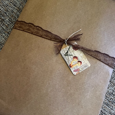 Antique Victorian Photo Album Illustrated Pages, Satin Finish End ...