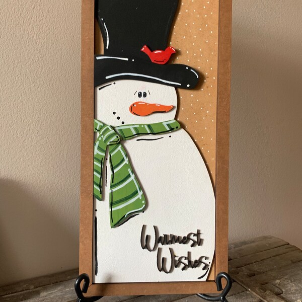 Snowman Sign SVG, Digital File, Laser File - Etsy