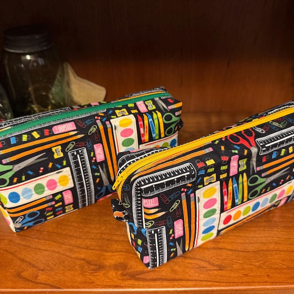 Bilby Pouch Sewing Pattern, Boxy Zipper Pouch Pattern, Bonus Mini-cube ...