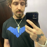 Custom Iced Out Danny Phantom Dark in the Glow Cartoon Pendant - Etsy