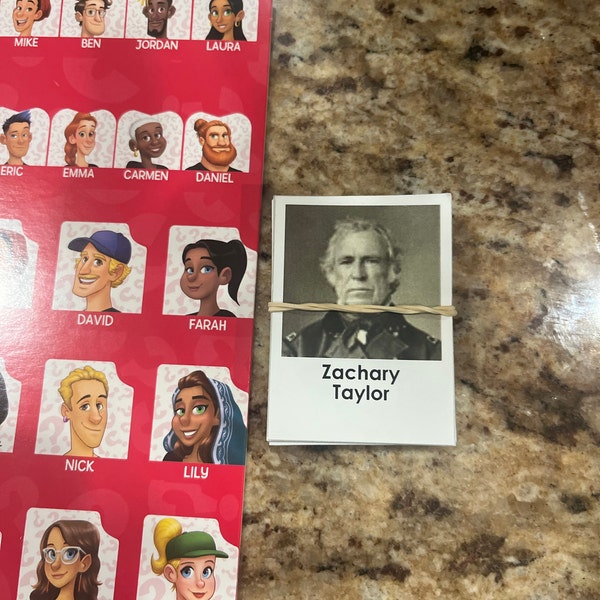 Famous Paintings Guessing Game Printable Insert Card - Etsy