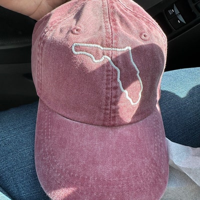 State Hat, Monogrammed Hat, Embroidered Hat, Distressed Hat ...