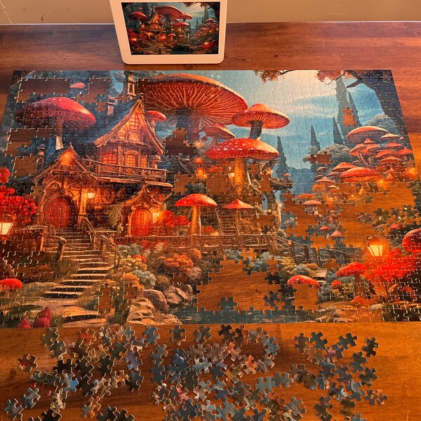 Medieval Knight Castle Puzzle 1000 Piece Puzzle Gift for Dad Gift for ...