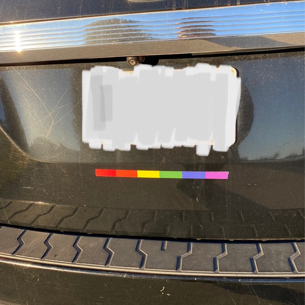 LGBT Gay Pride Rainbow Flag Car Vinyl Decal or Magnet Outdoor Window ...