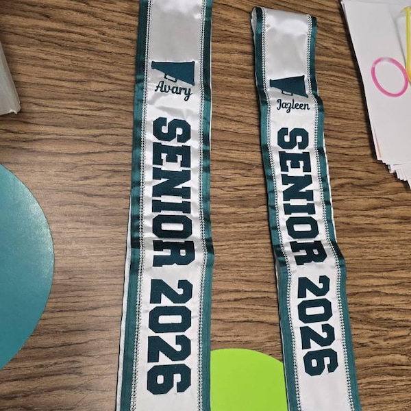 Embroidery Graduation Stole Personalized Nursing Stole Custom Text ...