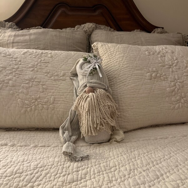 Farmhouse Candy Canes, Wood Bead Candy Canes, Christmas Home Decor ...