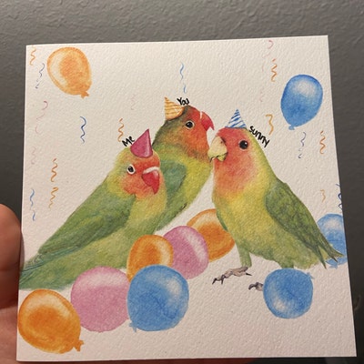 Birthday Crow, Birthday Card - Etsy