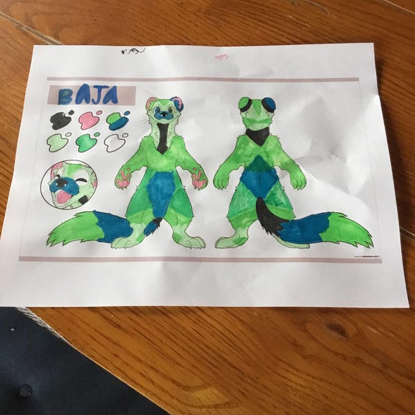 Hedgehog Reference Sheet Base - Etsy