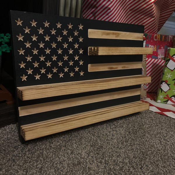 100 Coins Army Soldier's Creed Motto US Flag Challenge Coin Holder ...