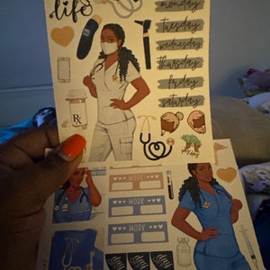 Hippity Hoppity Planner Sticker Kit Diverse Options Offered Easter ...