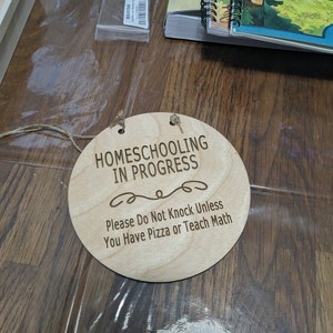 CUSTOMIZABLE Homeschool Distance Learning Front Porch Sign - Etsy