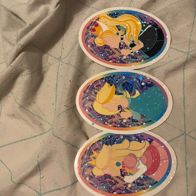 Bowsette Holographic Vinyl Sticker - Etsy