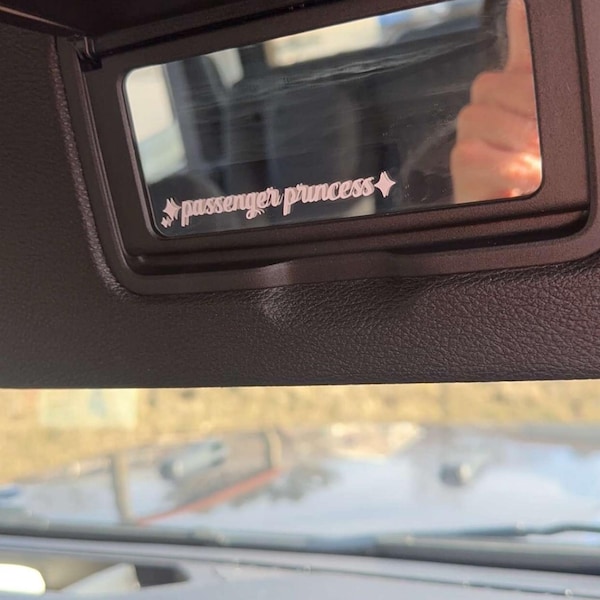 Self Reminder Sticker | Car Mirror Decal | Girl Car Accessory - Etsy