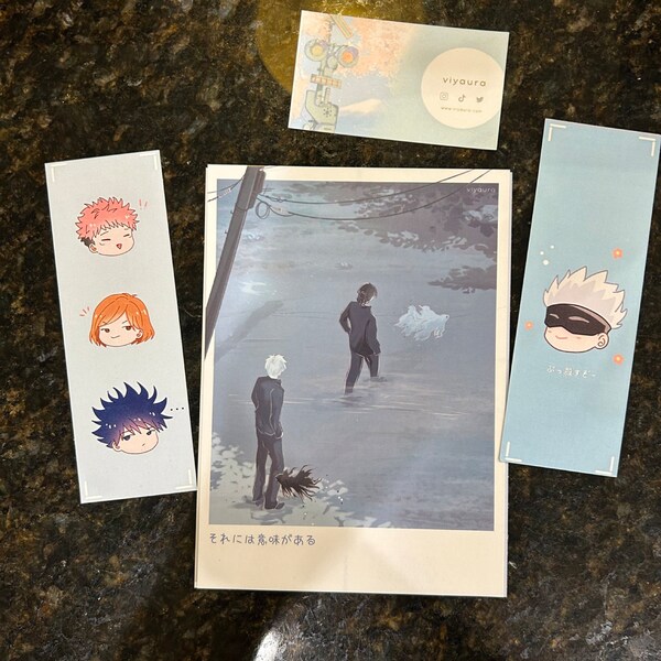 Aesthetic Anime Postcard Prints: Anime Prints, Minimalist Art Prints ...