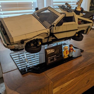 Acrylic Display Stand for Back to the Future Time Machine Set 10300 ...