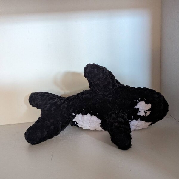 Super Soft Little Orca Written Crochet Pattern | Killer Whale Amigurumi ...