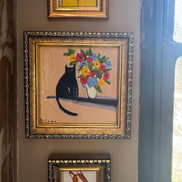 Portrait Original Faceless Oil Painting Original Framed No Face Art ...