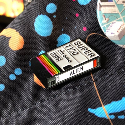 Be Kind Rewind VHS Pin Black - Etsy